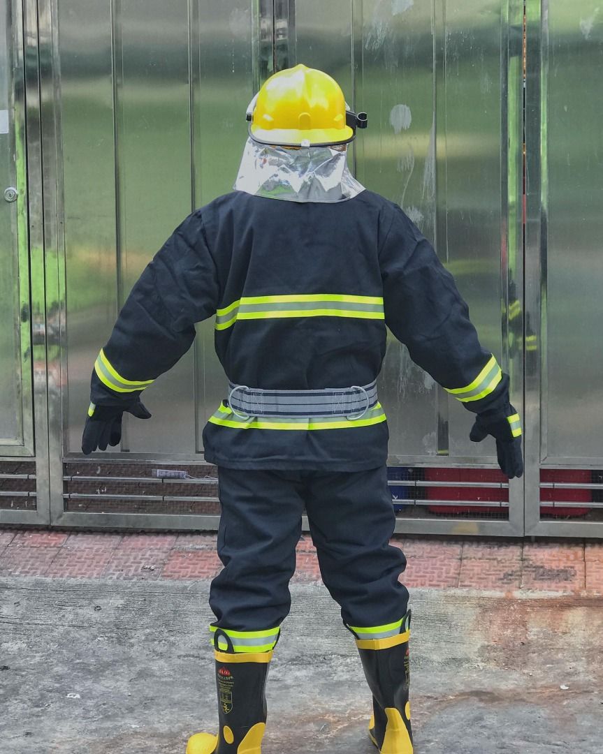 FIREMAN SUIT SET, Men's Fashion, Coats, Jackets and Outerwear on Carousell