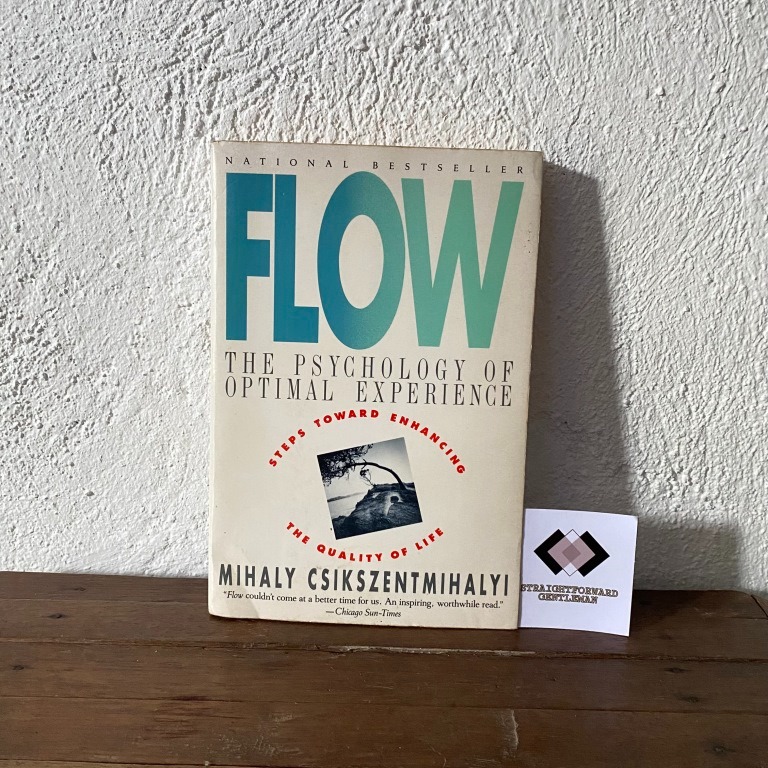 Flow by MIHALY CSIKSZENTMIHALYI Paperback, Hobbies & Toys, Books ...
