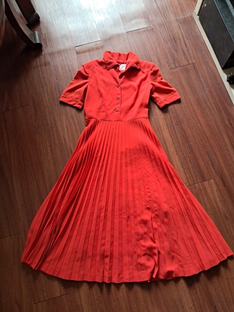 Gaun Ala Audrey Hepburn Klasik Original, Fesyen Wanita, Pakaian Wanita ...