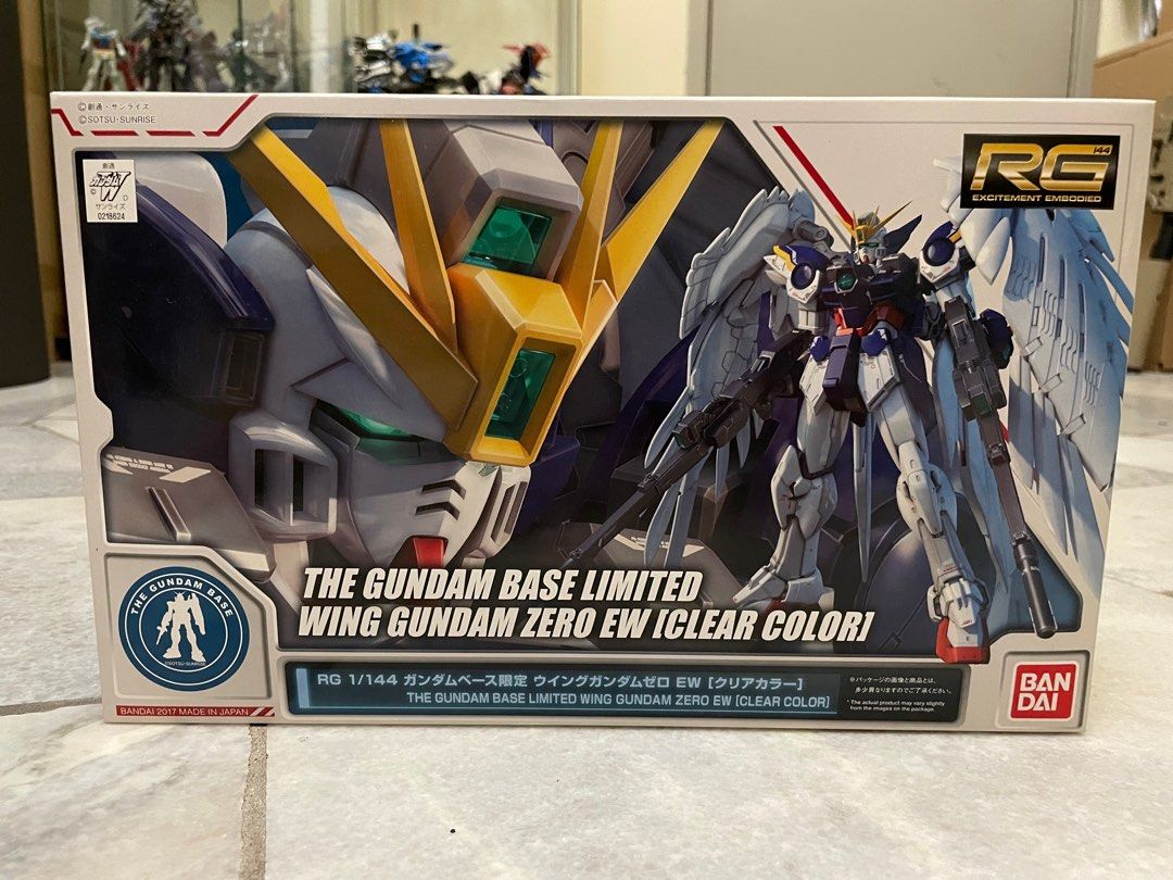 GUNDAM BASE EXCLUSIVE RG WING ZERO CLEAR COLOUR VERSION, Hobbies & Toys ...