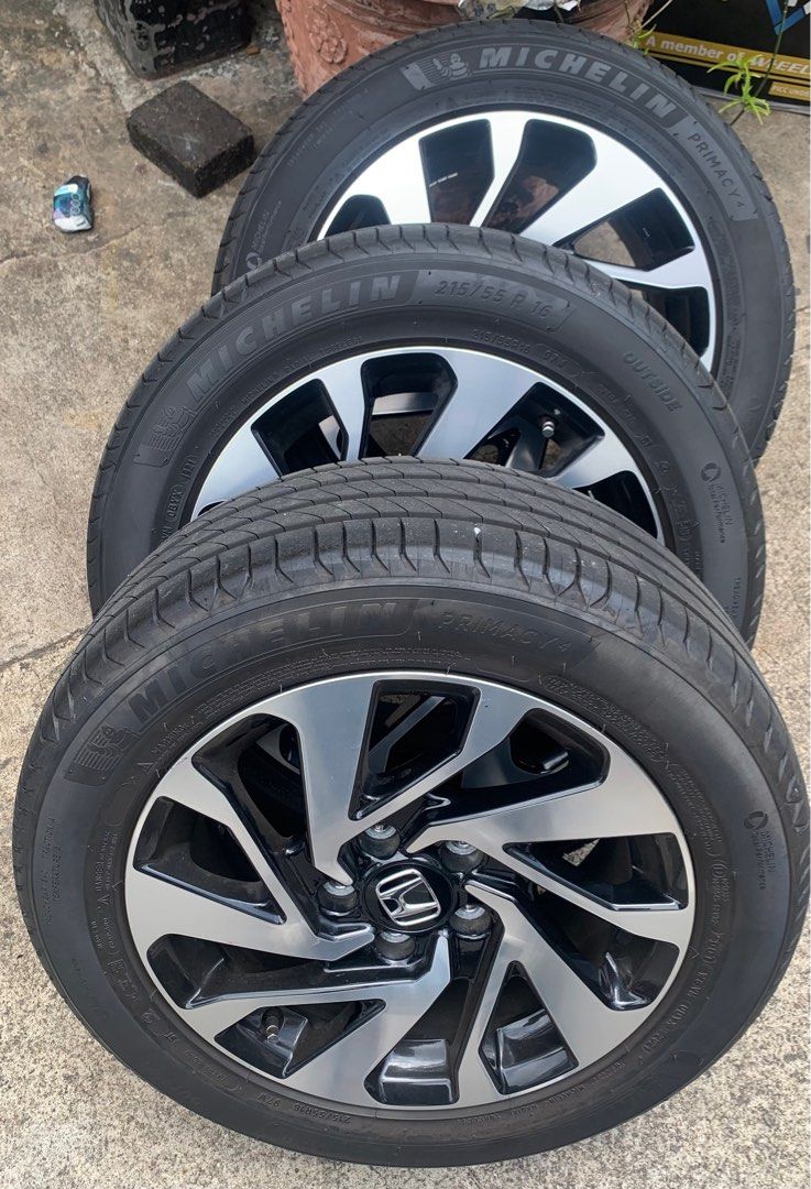 Honda Civic FC 16 inch STOCK rims with tyre x4 PCs ET45 , PCD 5 x 114.3 ...