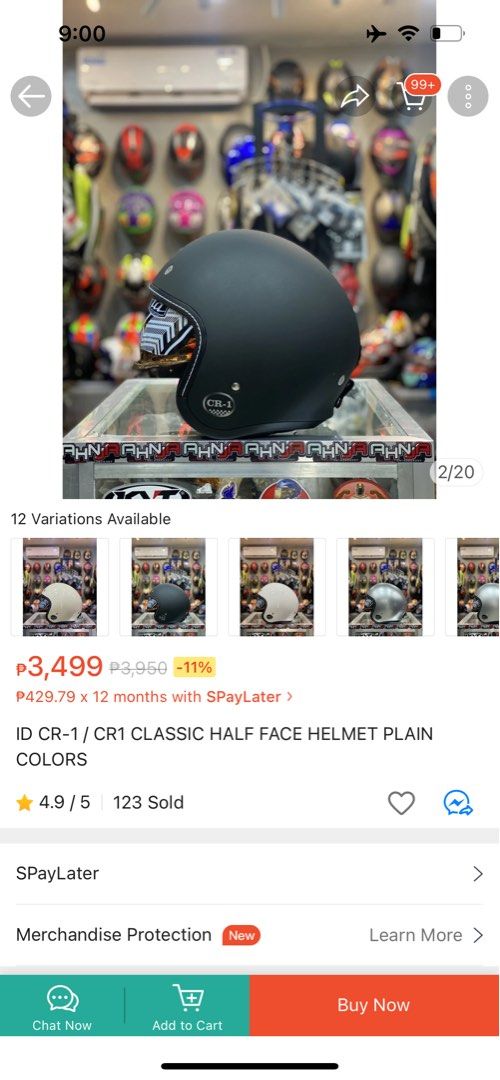 ID HELMET BY INDEX. ID CLASSIC HALF FACE HELMET, Motorbikes, Motorbike ...