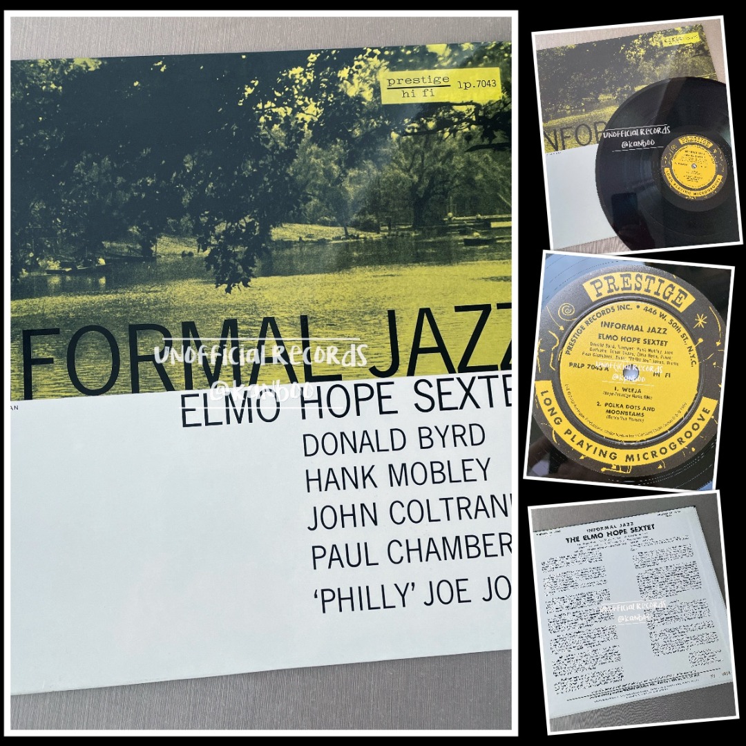 《Informal Jazz》Elmo Hope Sextet 【限量版】2012 - US - LP 黑膠唱片 【NM】【美品】【Jazz】, 興趣及遊戲, 音樂、樂器 & 配件, 音樂與 ...