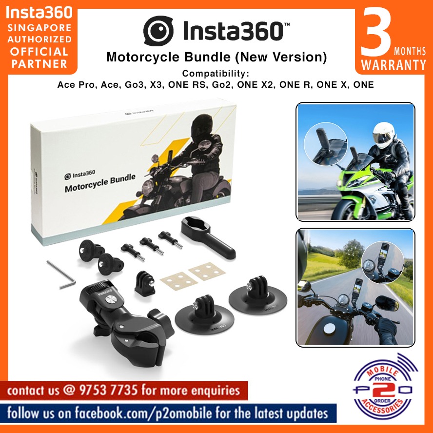Insta360 Motorcycle Bundle (New Version) on Carousell