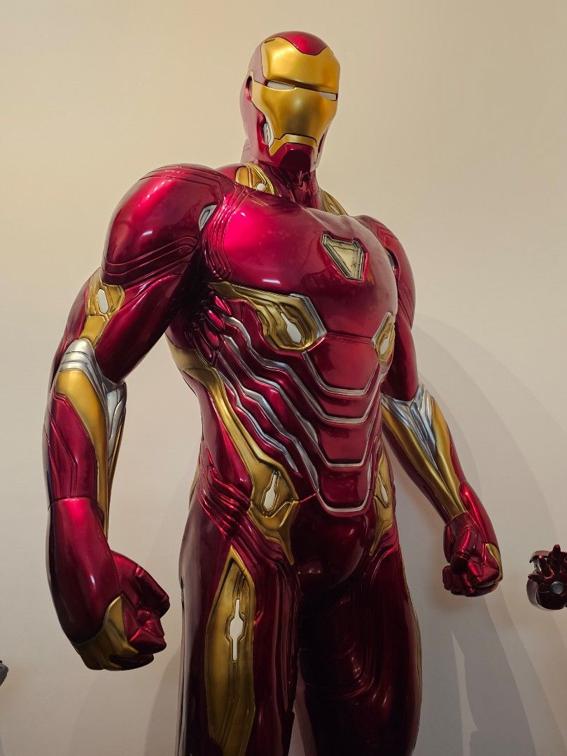 Iron Man Life Size statue half scale statue and life size bust, Hobbies ...