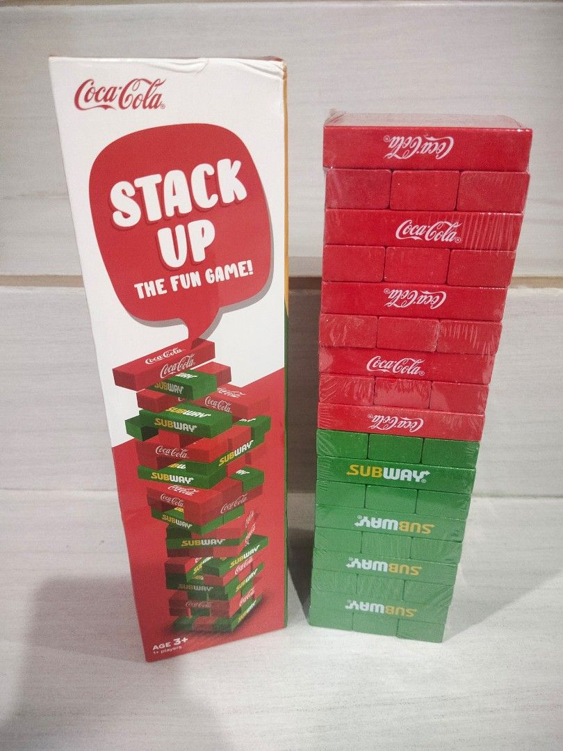Limited Edition Subway x Coca-Cola Stack Up Game, Hobbies & Toys, Toys ...