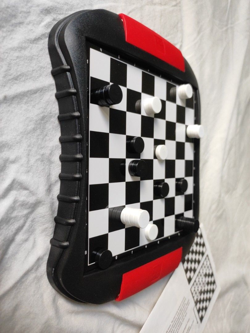 CHECKERS mini magnetic board game, Hobbies & Toys, Toys & Games on ...