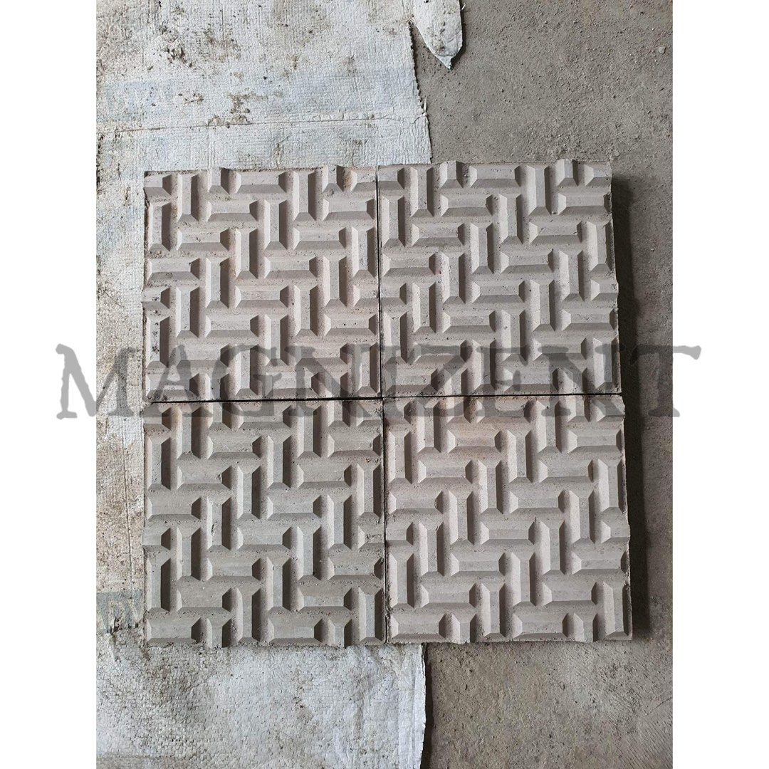 MAZE CONCRETE TILES 8X8 INCHES, Commercial & Industrial, Construction ...