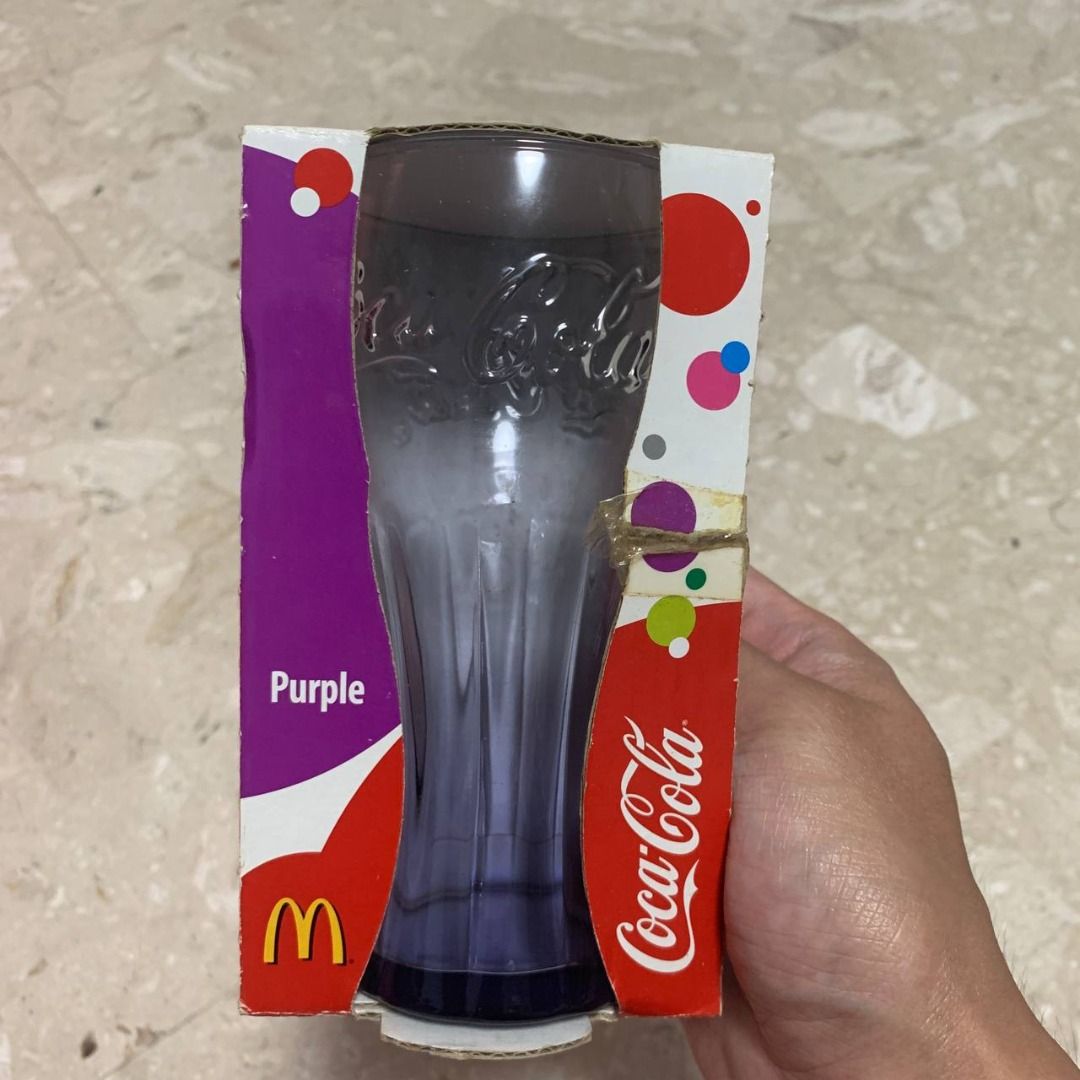 McDonald's Contour Coca Cola Glass Cup Limited Edition Collectible ...