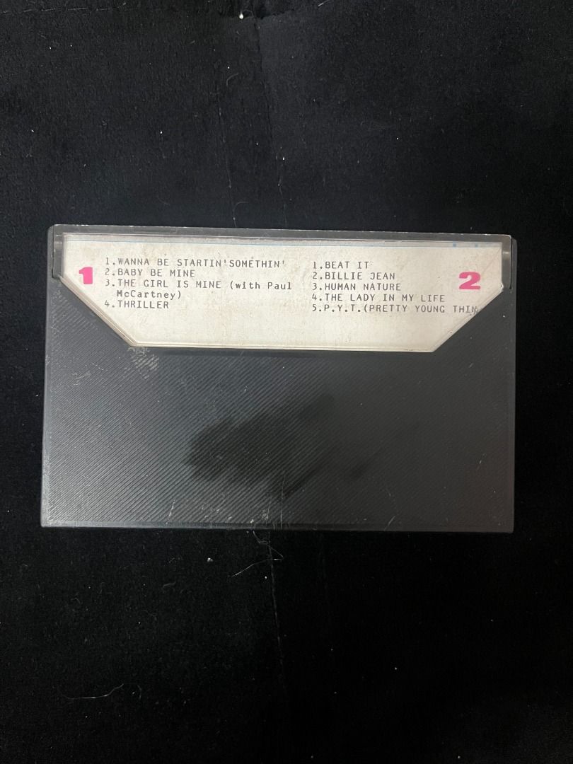 Michael Jackson: Thriller Cassette Tape, Hobbies & Toys, Memorabilia ...