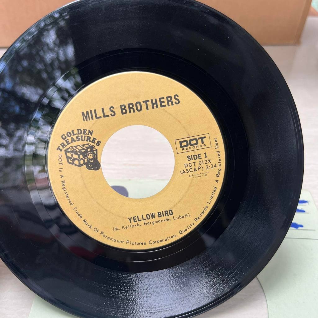 Mills Brothers - Yellow Bird/Paper Doll Vintage 45rpm VG B1, Hobbies ...