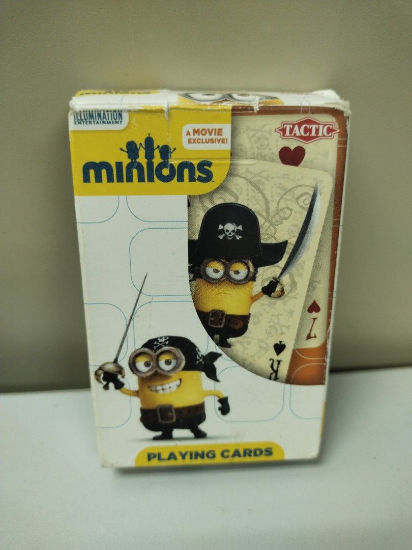 Minions Playing Cards, Hobbies & Toys, Toys & Games on Carousell