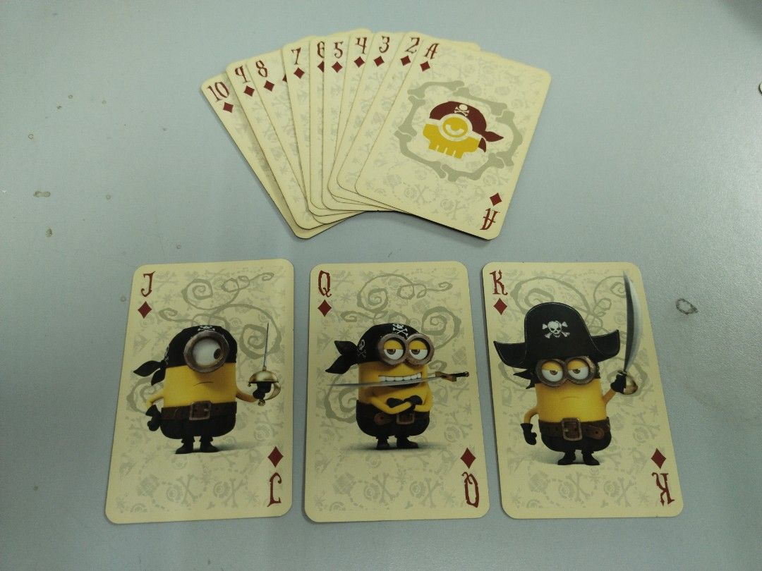 Minions Playing Cards, Hobbies & Toys, Toys & Games on Carousell