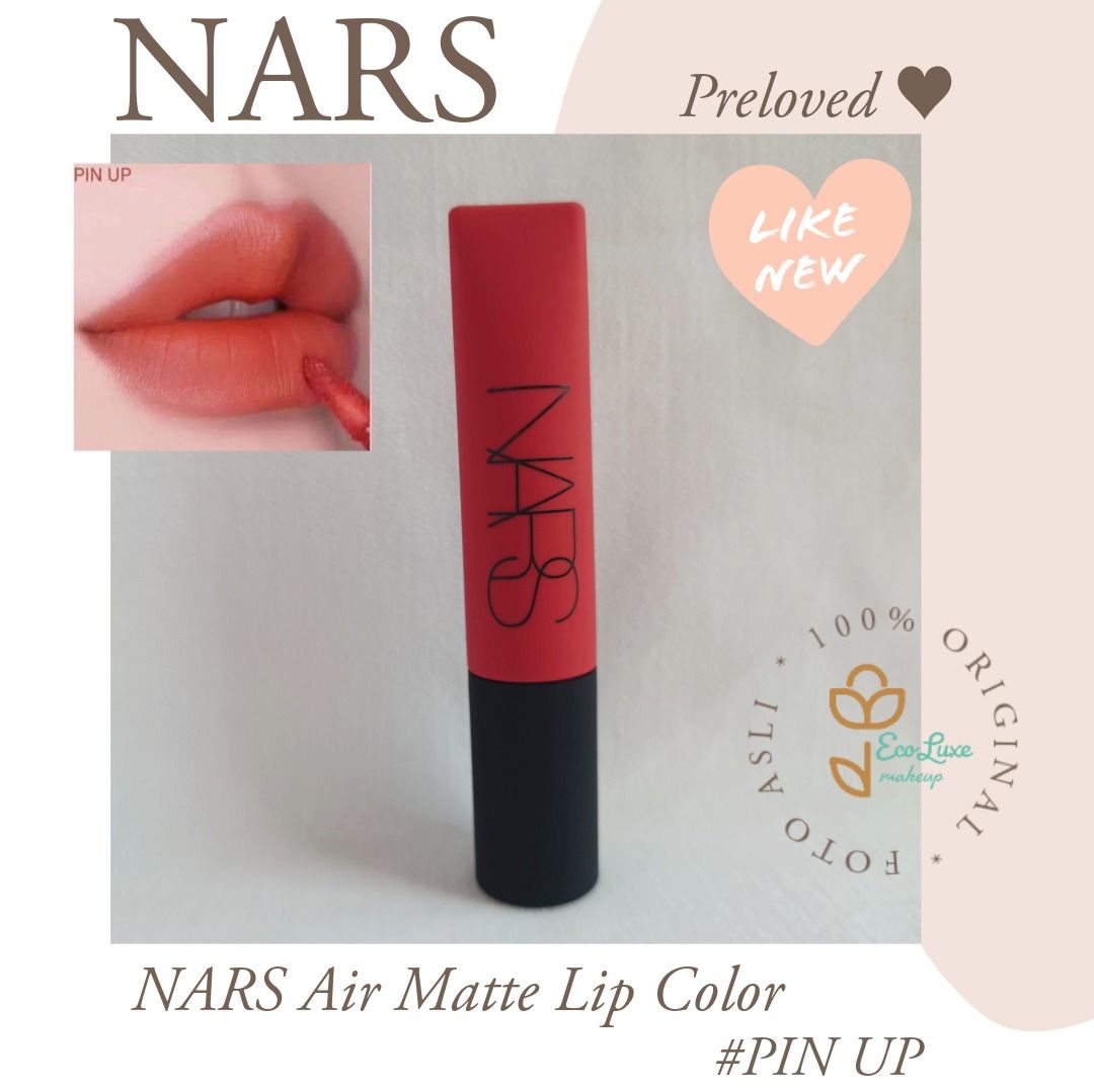 NARS Lip Tint NARS Air Matte Lip Color - PIN UP (Brick Red) (Preloved Like New), Kesehatan ...