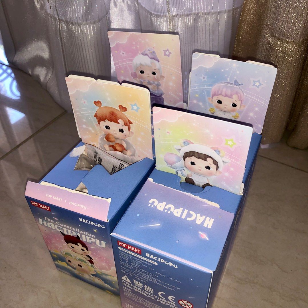 [CANCER] POP MART HACIPUPU The Constellation Series Figures Blind Box ...