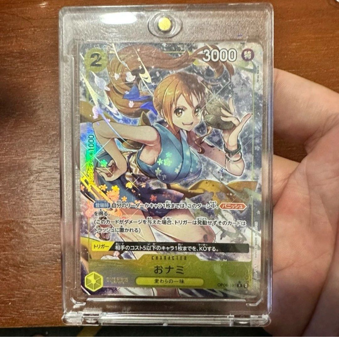 One Piece Card Game / OP06-101 - R Parallel / Nami Onami / Wings of Captain / Bandai, Hobbies ...