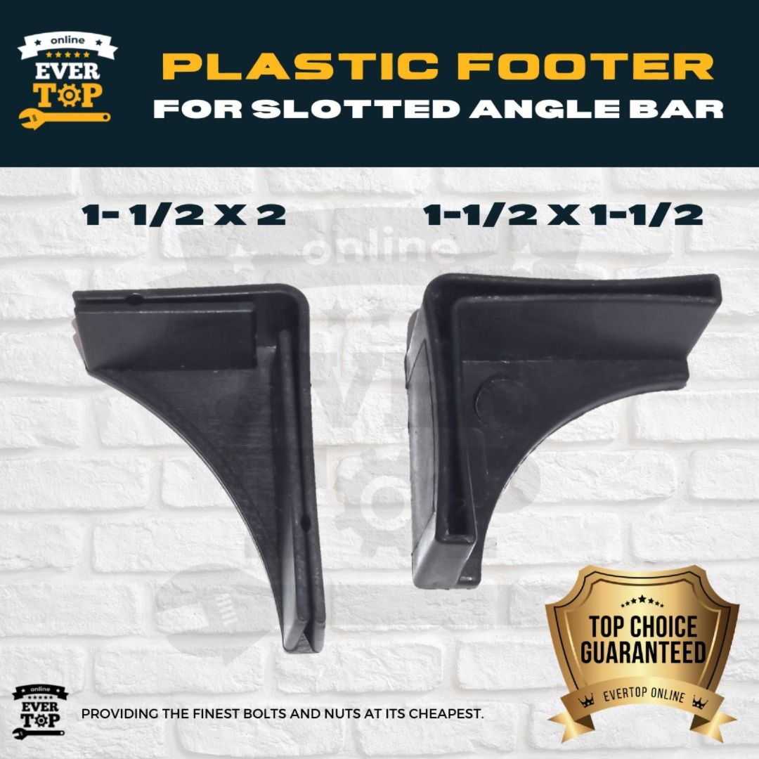 PLASTIC FOOTER FOR SLOTTED ANGLE BAR, Commercial & Industrial ...