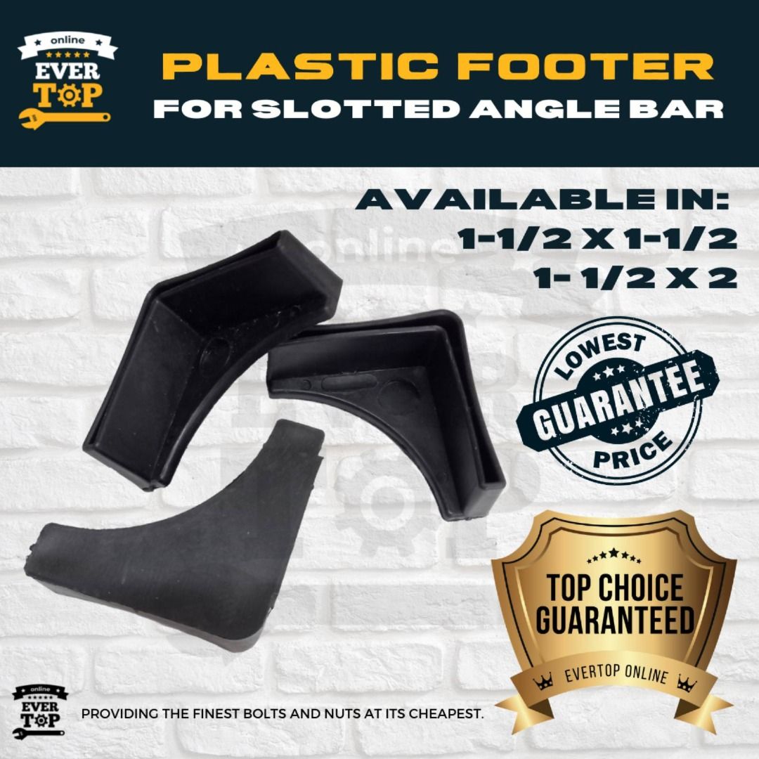 PLASTIC FOOTER FOR SLOTTED ANGLE BAR, Commercial & Industrial ...