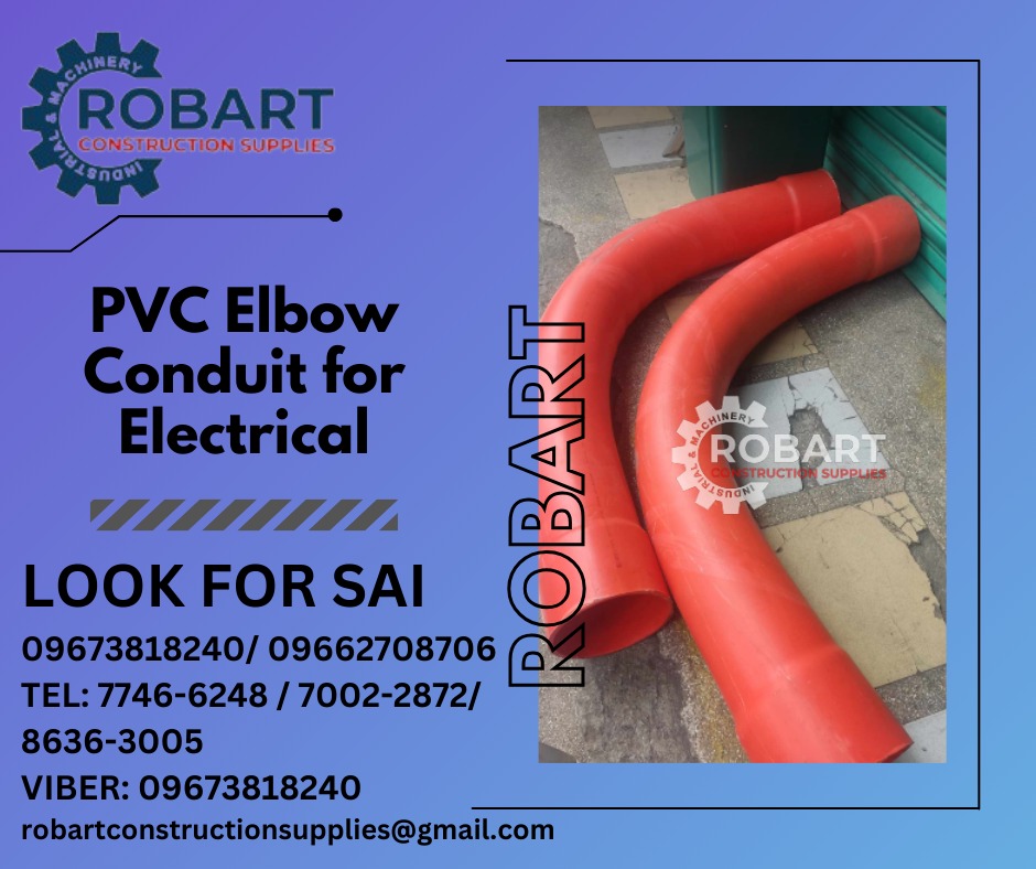 PVC Elbow Conduit for Electrical, Commercial & Industrial, Construction ...