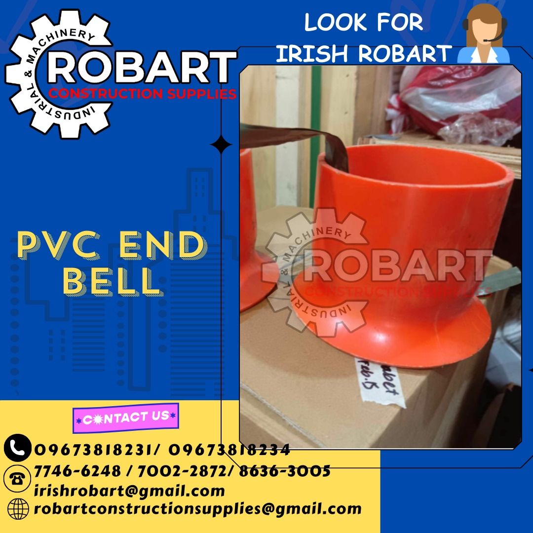 PVC End Bell, Commercial & Industrial, Construction Tools & Equipment ...