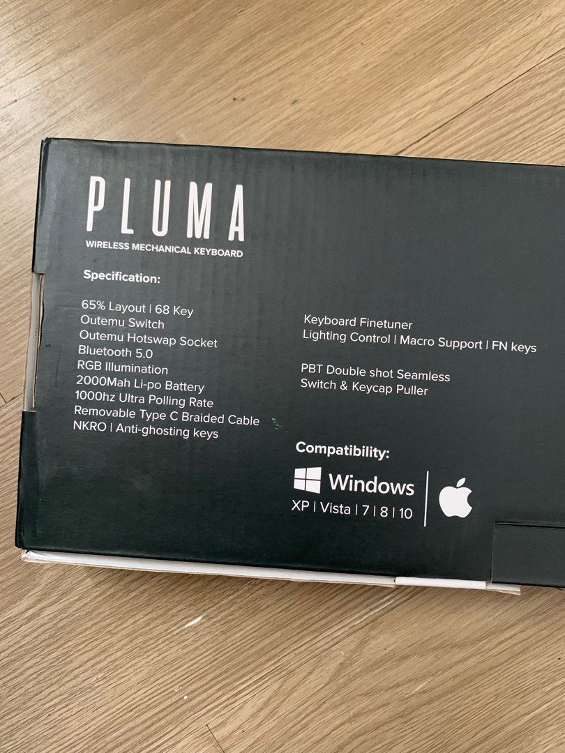 Rakk Pluma Mechanical Keyboard on Carousell