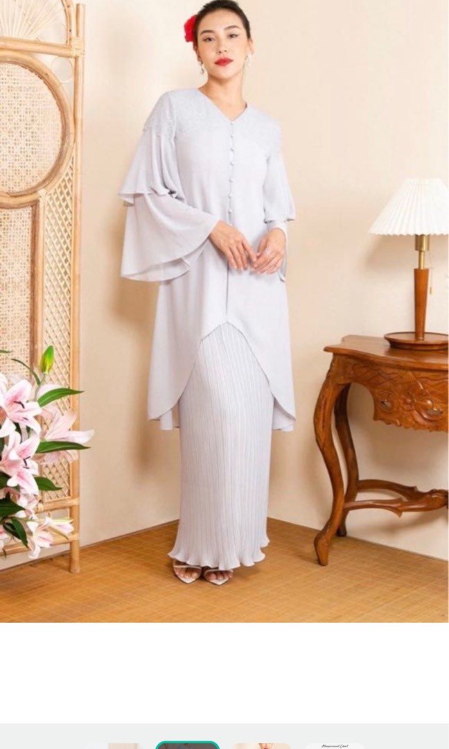 (RENT) zalia florence kurung raya ( baju convo ), Women's Fashion ...