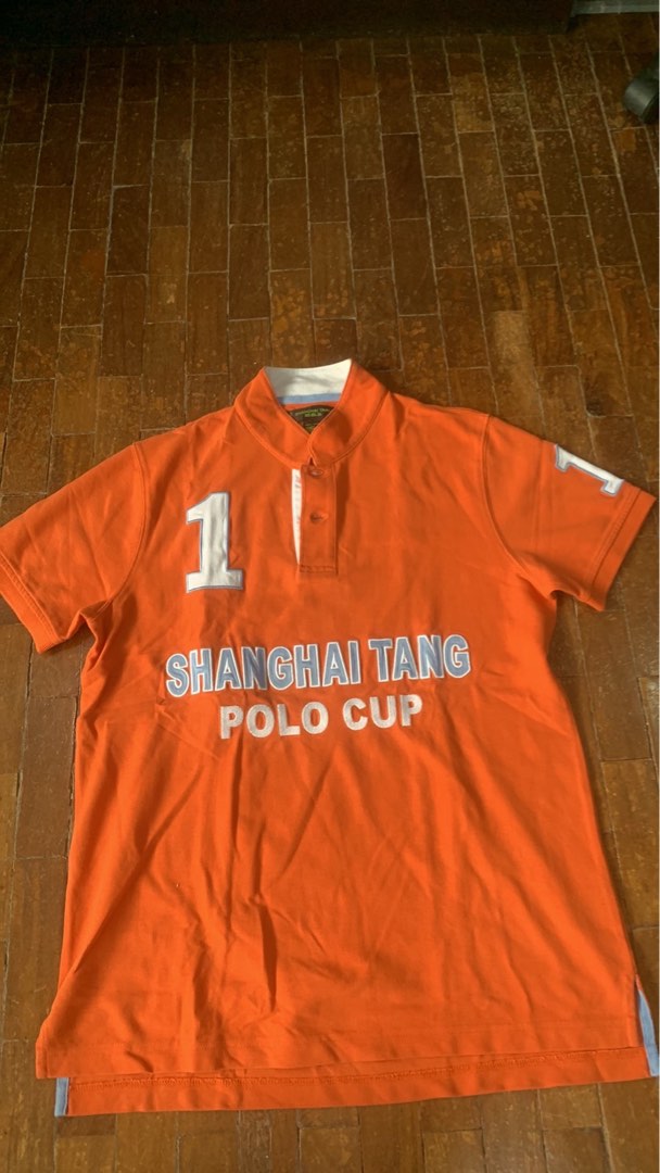Shanghai Tang Orange polo, Men's Fashion, Tops & Sets, Tshirts & Polo ...
