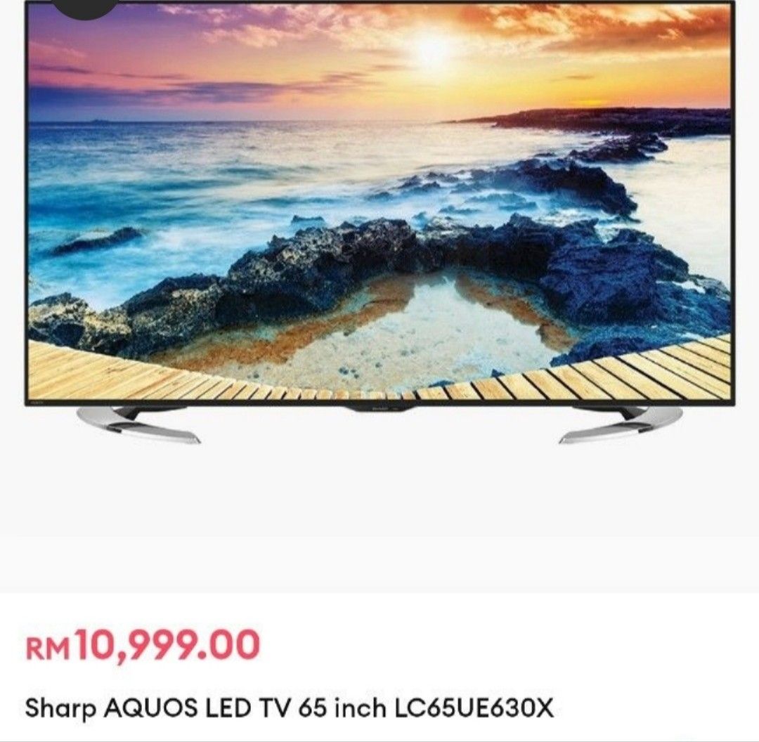 Sharp 65 inch Android TV, TV & Home Appliances, TV & Entertainment, TV on Carousell
