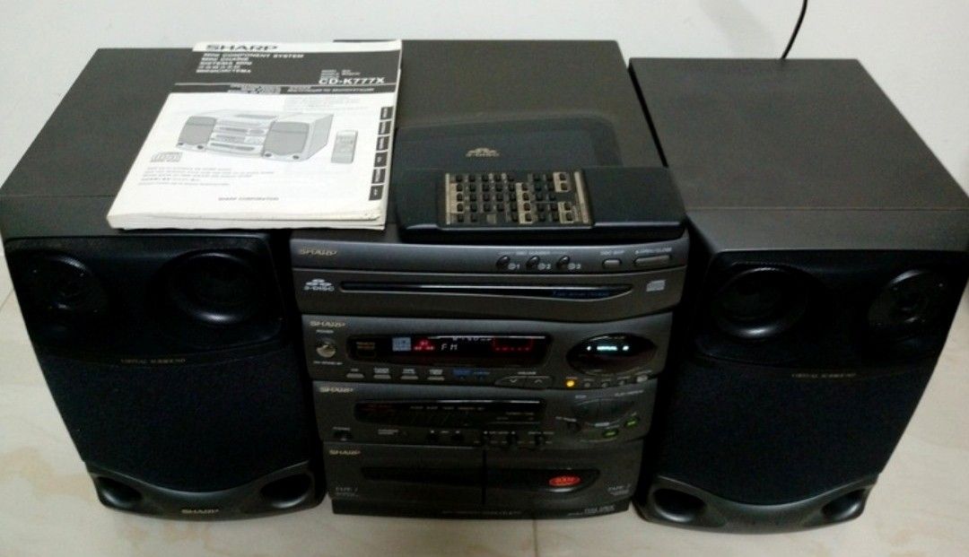 Sharp mini hifi system, Audio, Other Audio Equipment on Carousell