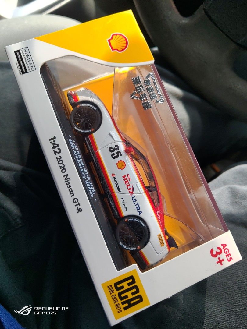 Shell Nissan GTR R35, Hobbies & Toys, Toys & Games on Carousell