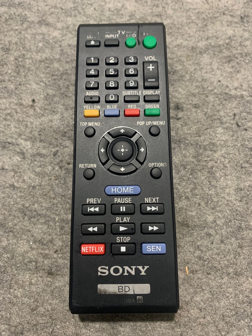 Sony (Smart) TV, Bluray or DVD Player Original Remote Control working ...