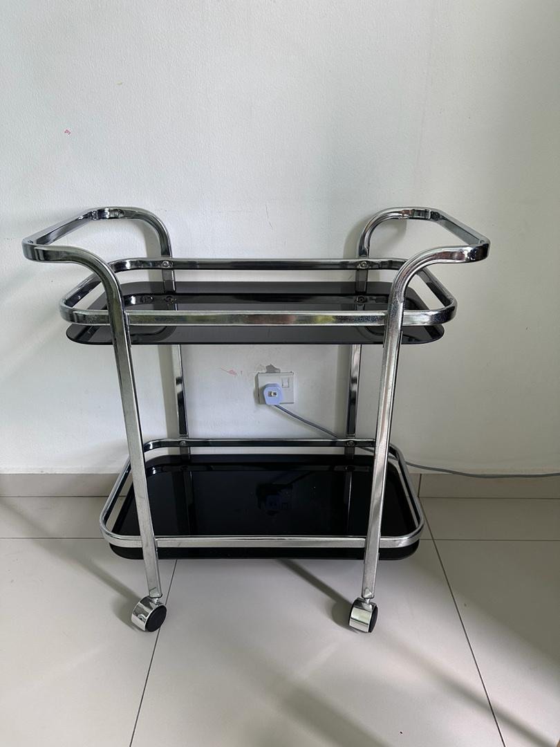 Ssf glass trolley, Furniture & Home Living, Furniture, Other Home ...