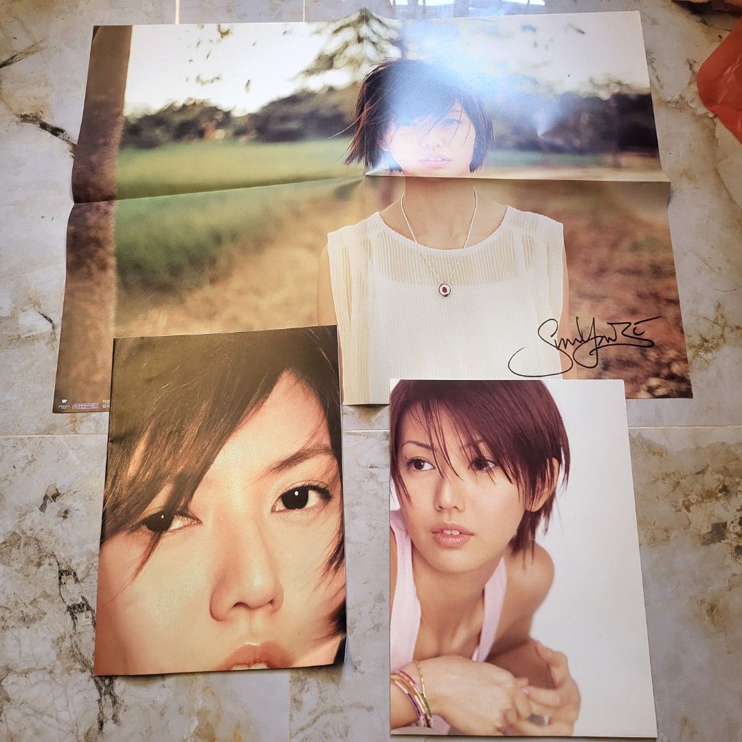 Stephanie Sun Yan Zi 孫燕姿 Piano Collection plus 3 big size (A2 size) pin ...