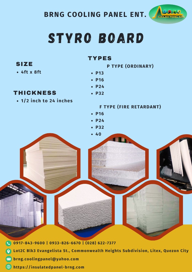 STYRO BOARD, Commercial & Industrial, Construction & Building Materials ...