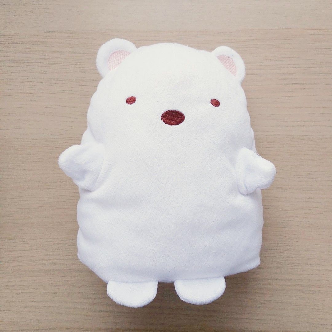 Sumikko gurashi shirokuma polar bear hand puppet 2018 sanrio preloved ...