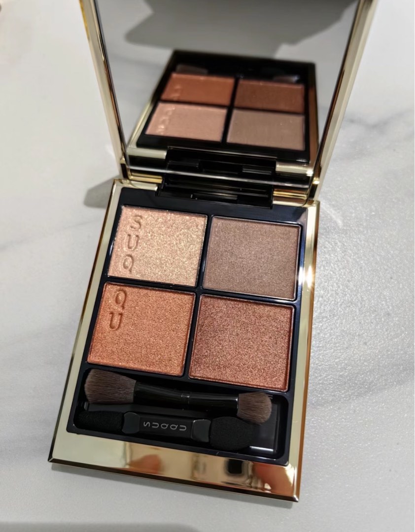 [全新]SUQQU 晶采盈緻眼彩盤 四色眼影 #02陽香色, 香水、美妝、保養, 臉部彩妝、保養與清潔, 化妝品在旋轉拍賣