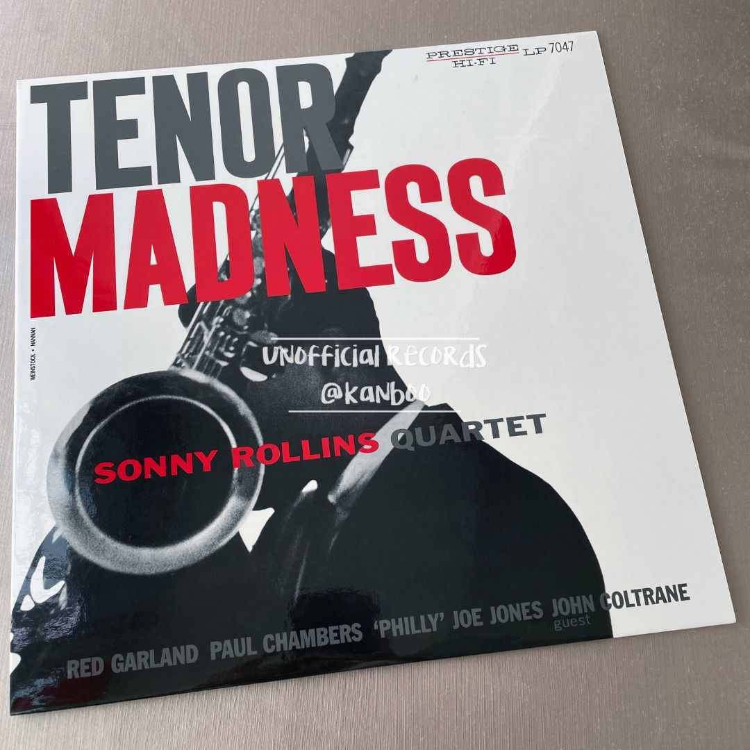 《Tenor Madness》 Sonny Rollins Quartet 【再版】 - 2012 - US - LP 黑膠唱片【NM】【美品 ...