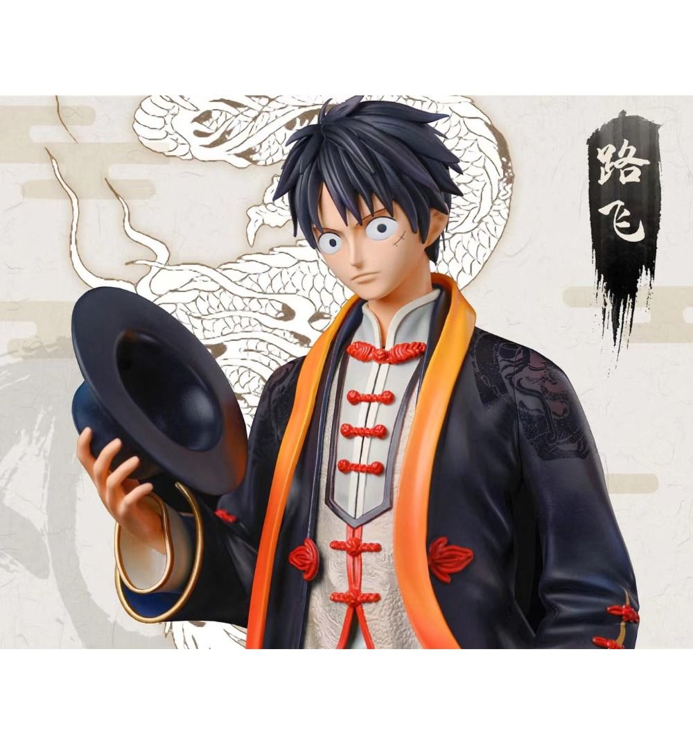 Third Eye Studio One Piece Monkey D Luffy Resin Model Figure Toy Statue Chinese Style 1/6 ...