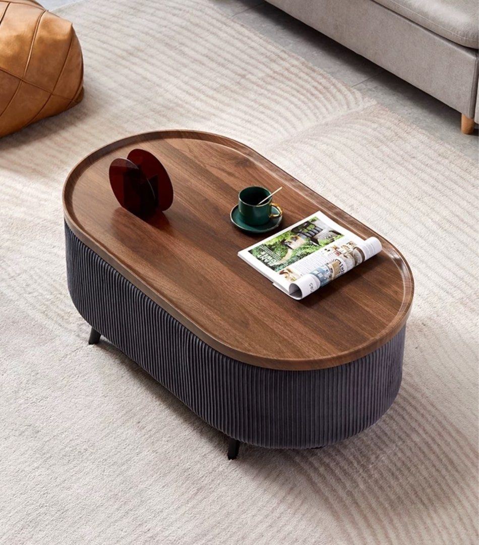 VALZAL Modern Velvet Coffee Table, Furniture & Home Living, Furniture ...