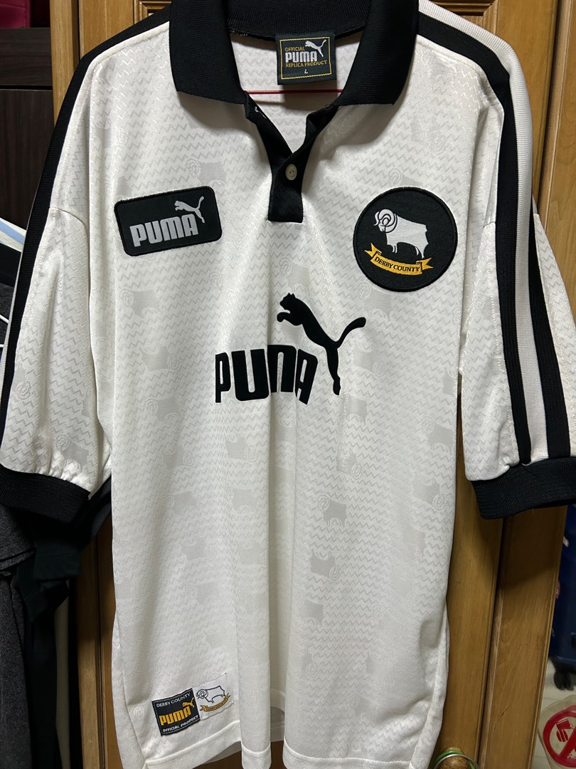 Vintage Derby County 1997-98 Home Jersey, Men's Fashion, Activewear on ...