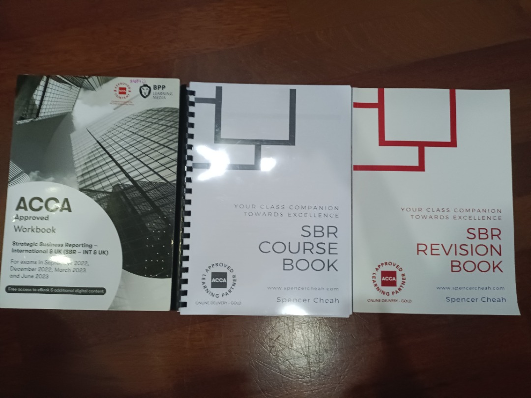 ACCA SBR strategic business reporting BPP / tuition course book revision book workbook, Hobbies ...