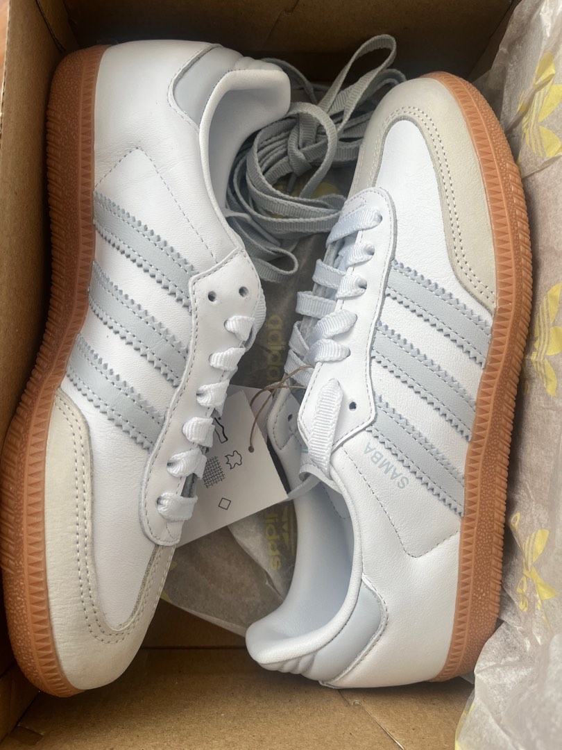 Adidas Samba OG Cloud White/Halo Blue/Offwhite - Size US 6 Women’s ...