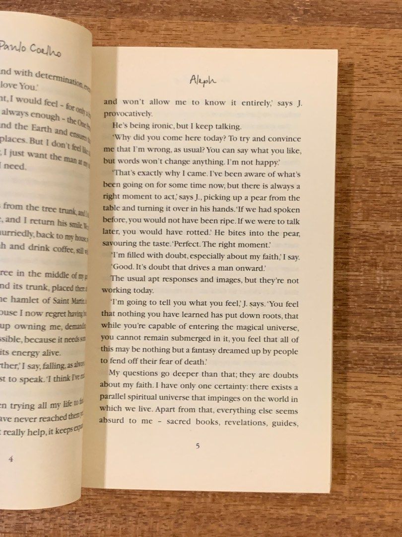 ALEPH book by Panto Coelho, Hobbies & Toys, Books & Magazines ...