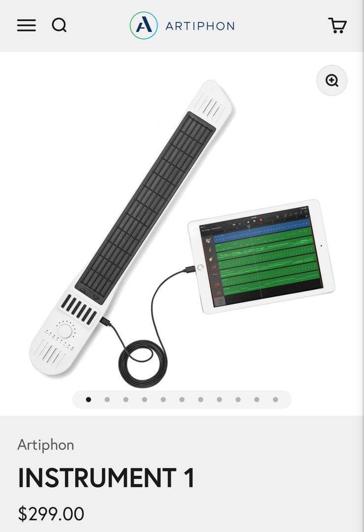 Artiphon INSTRUMENT 1 (Digital Instrument/MIDI Controller, Hobbies ...