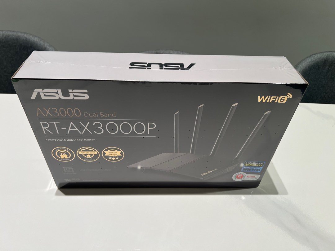 Asus AX3000 Dual Band RT-AX3000P WiFi 6 router, Computers & Tech, Parts ...