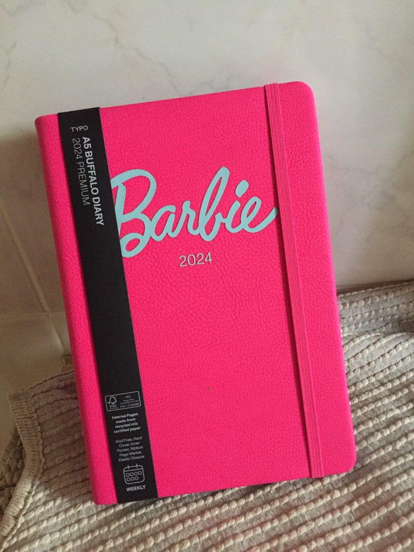 Barbie 2024 Planner X TYPO, Hobbies & Toys, Stationary & Craft, Other ...