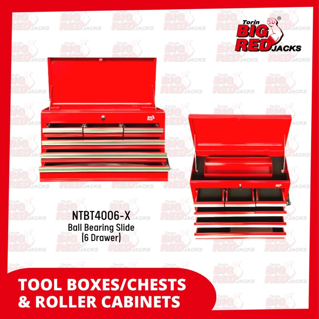 Big Red Tool Boxes, Chests and Roller Cabinets, Furniture & Home Living ...