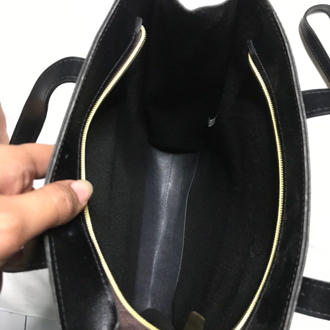 The Ann Premium New York ToteBag Hitam + Talpan, Fesyen Wanita, Tas ...