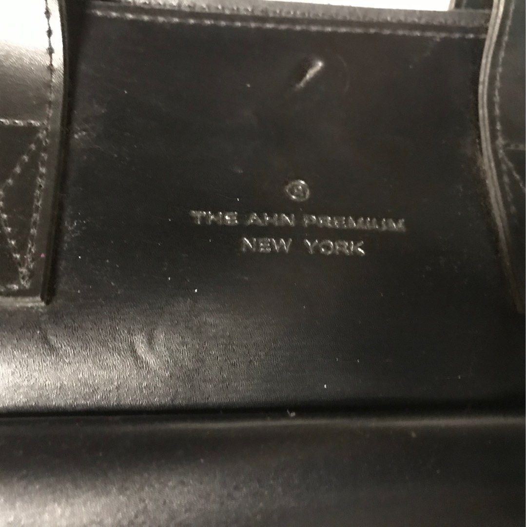 The Ann Premium New York ToteBag Hitam + Talpan, Fesyen Wanita, Tas ...