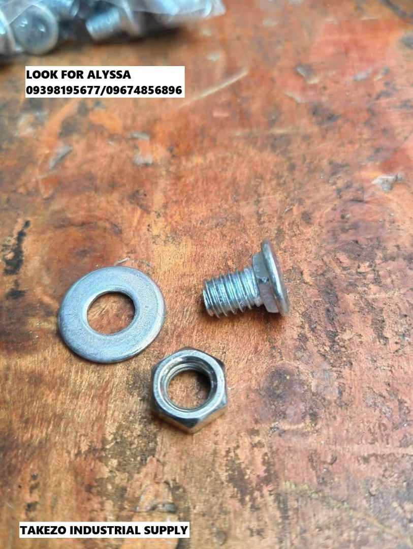 BOLTS, NUTS WASHER FOR SLOTTED ANGLE BAR, Commercial & Industrial ...